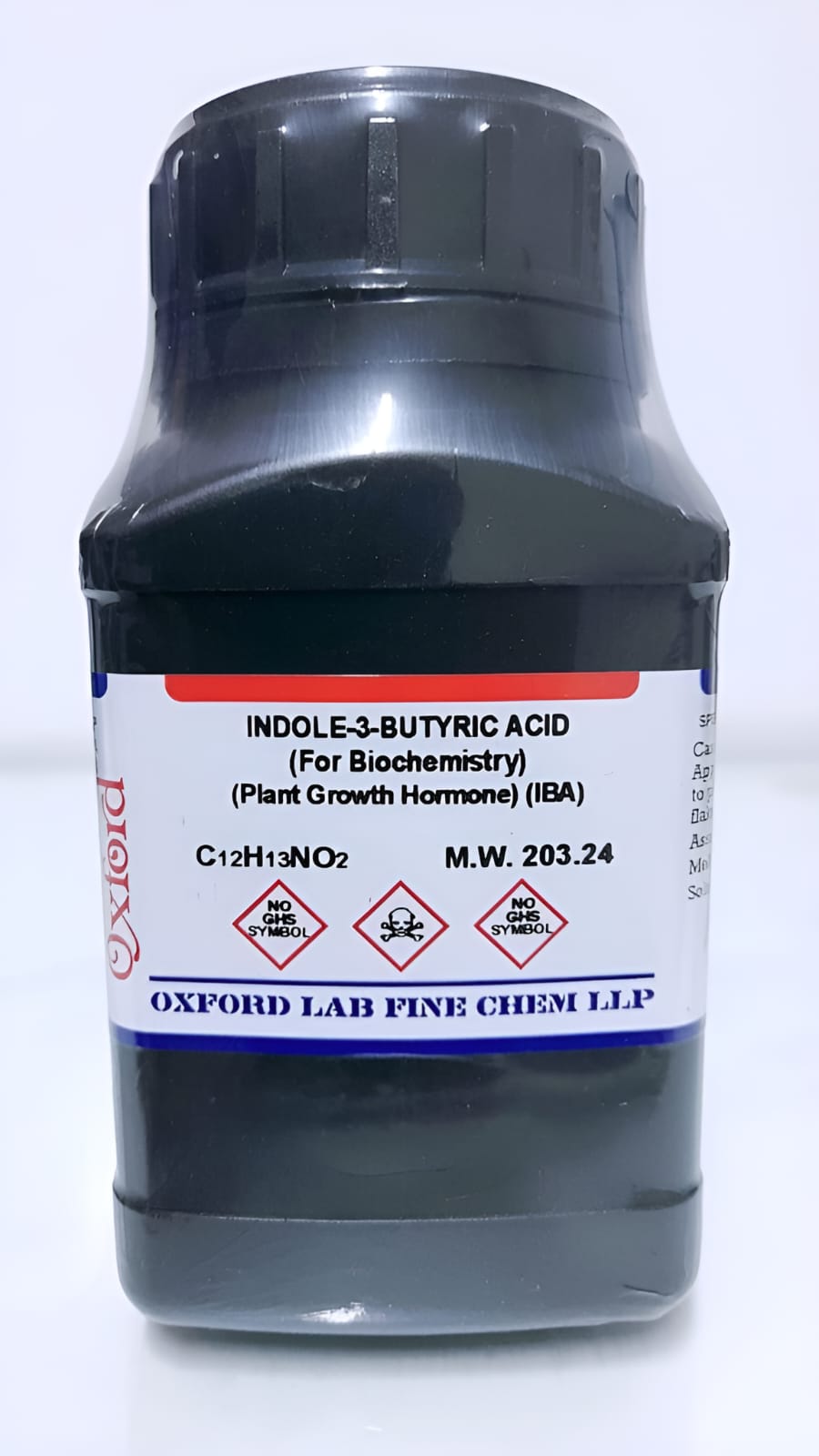 INDOLE-3-BUTYRIC ACID 99% (FOR BIOCHEMISTRY) 100 gr – BATCH N° 17700 ...